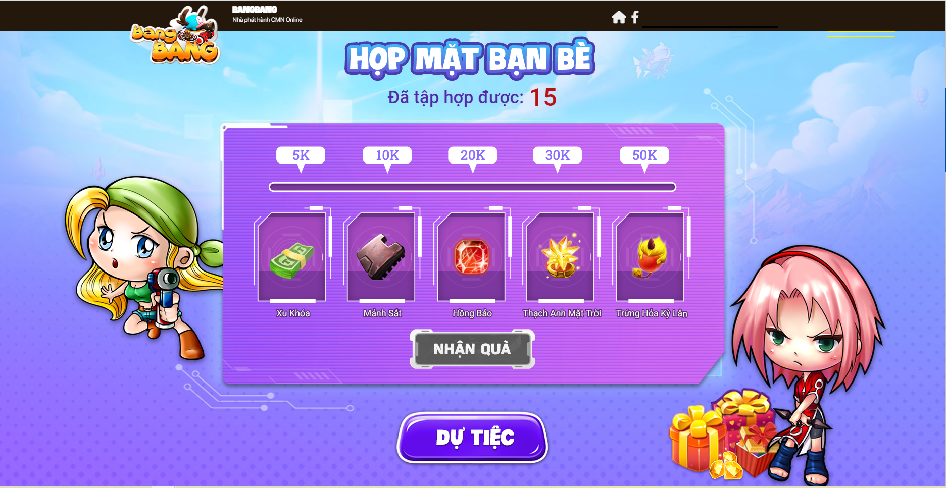Webgame Bang Bang | BangBang Online | Game bắn xe tăng | Trang chủ