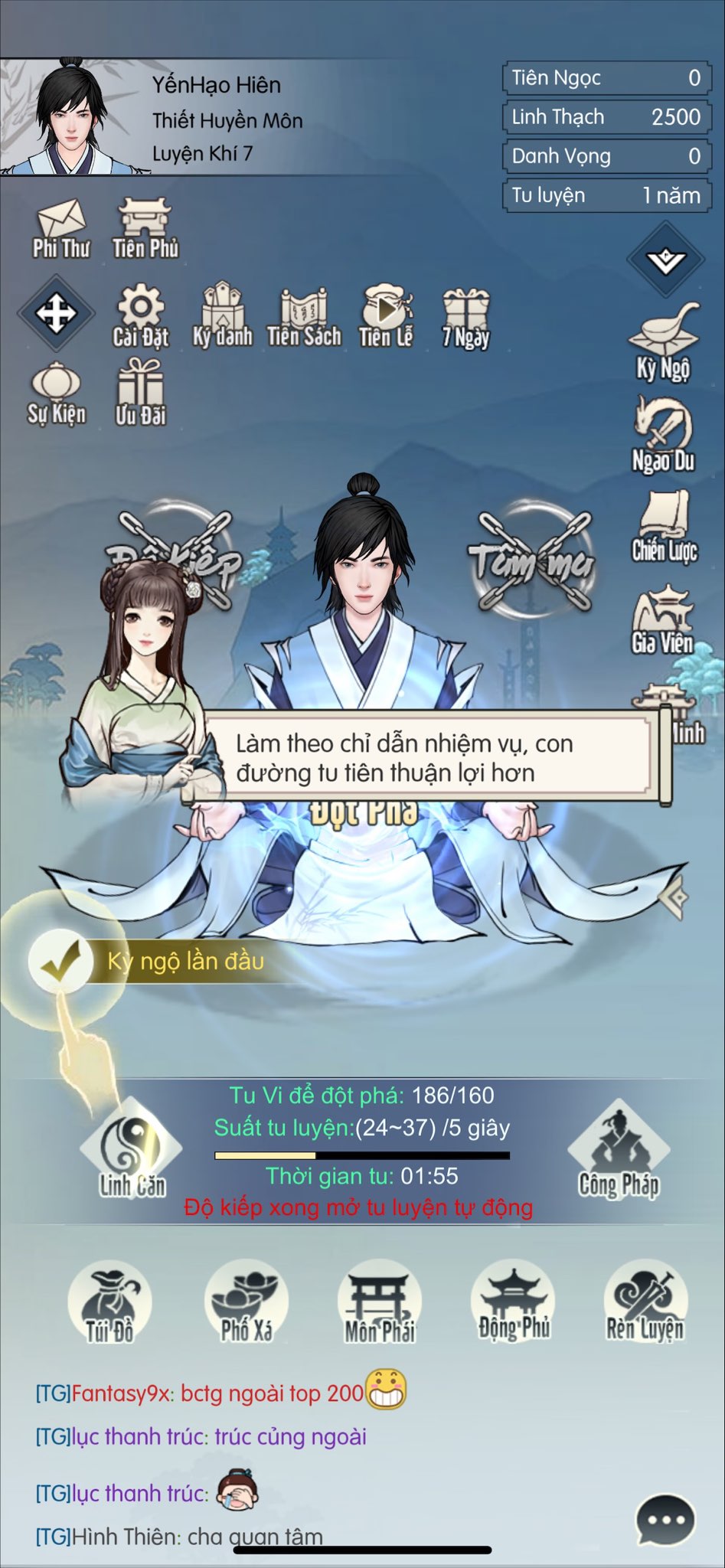 HƯỚNG DẪN NHẬP CODE VÔ CỰC TIÊN ĐỒ | CMN Online