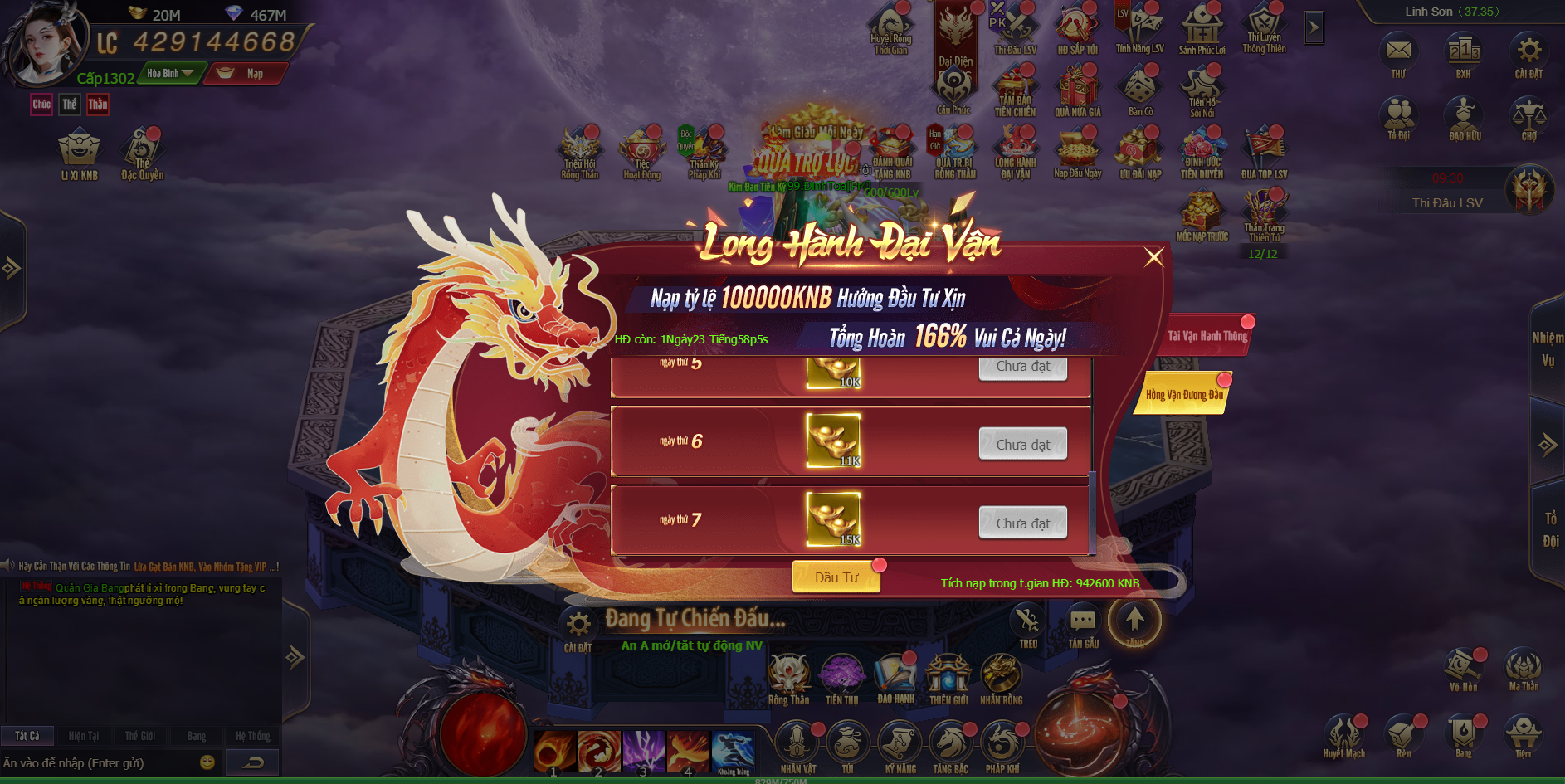 [SỰ KIỆN] LONG HÀNH ĐẠI VẬN | Kiếm Vũ