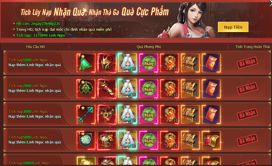 [CHUỖI SỰ KIỆN] – QUÀ TẶNG CHÂN LONG | CMN Online