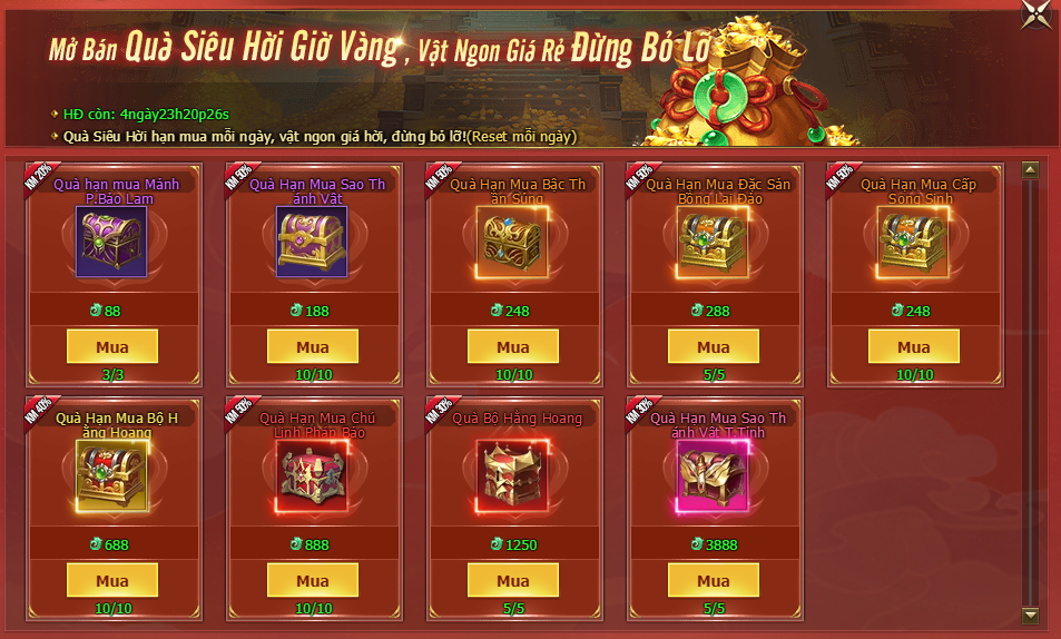 [CHUỖI SỰ KIỆN] – QUÀ TẶNG CHÂN LONG | CMN Online